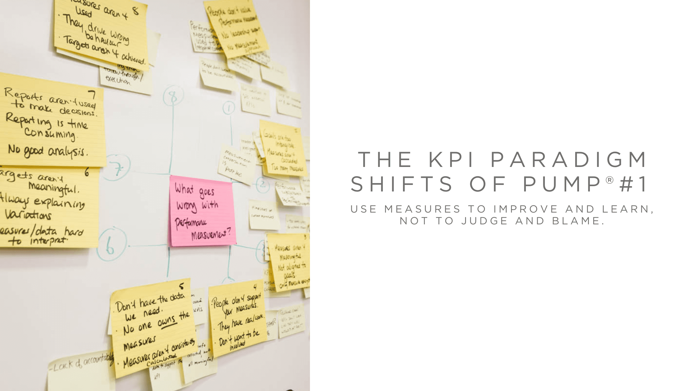 KPI Paradigm Shift of PuMP® #1: Use Measures to improve and learn, not ...